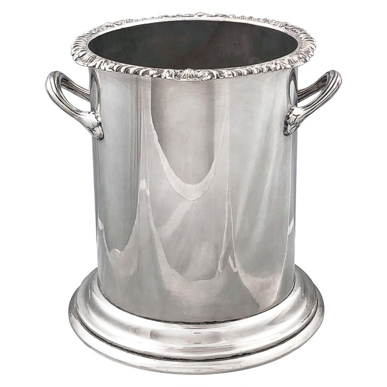 English Silver Champagne or Wine Bottle Holder For Sale at 1stDibs ...