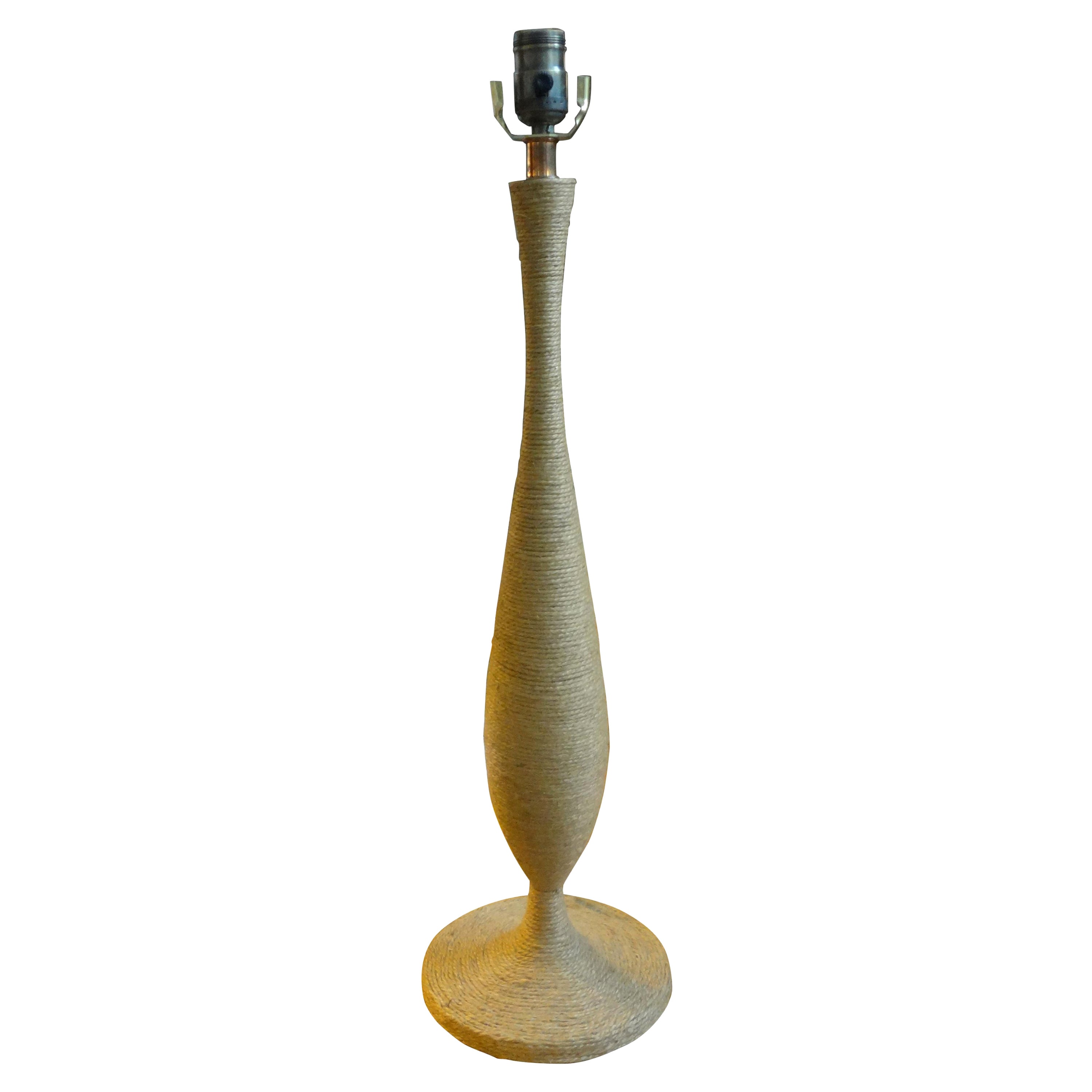 Vintage French Rope Lamp at 1stDibs