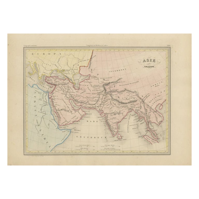 Antique Map of Ancient Asia, 1847 For Sale at 1stDibs | ancient asia ...