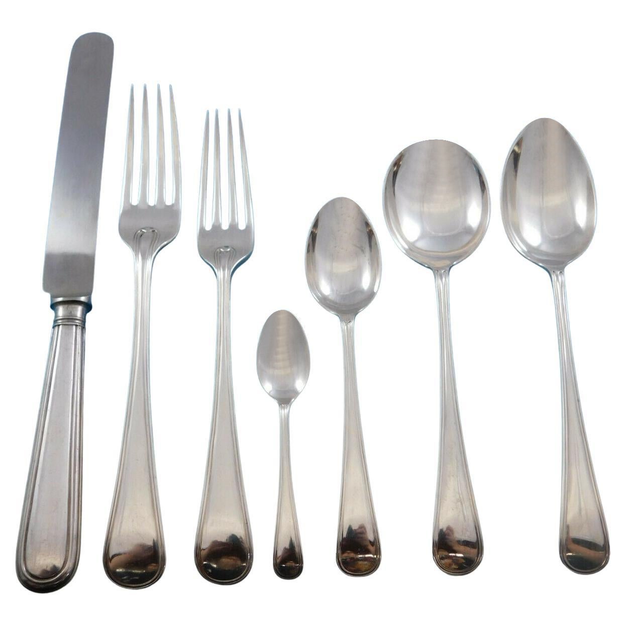 Queen Anne by James Robinson Sterling Silver Flatware Set Service 44 ...