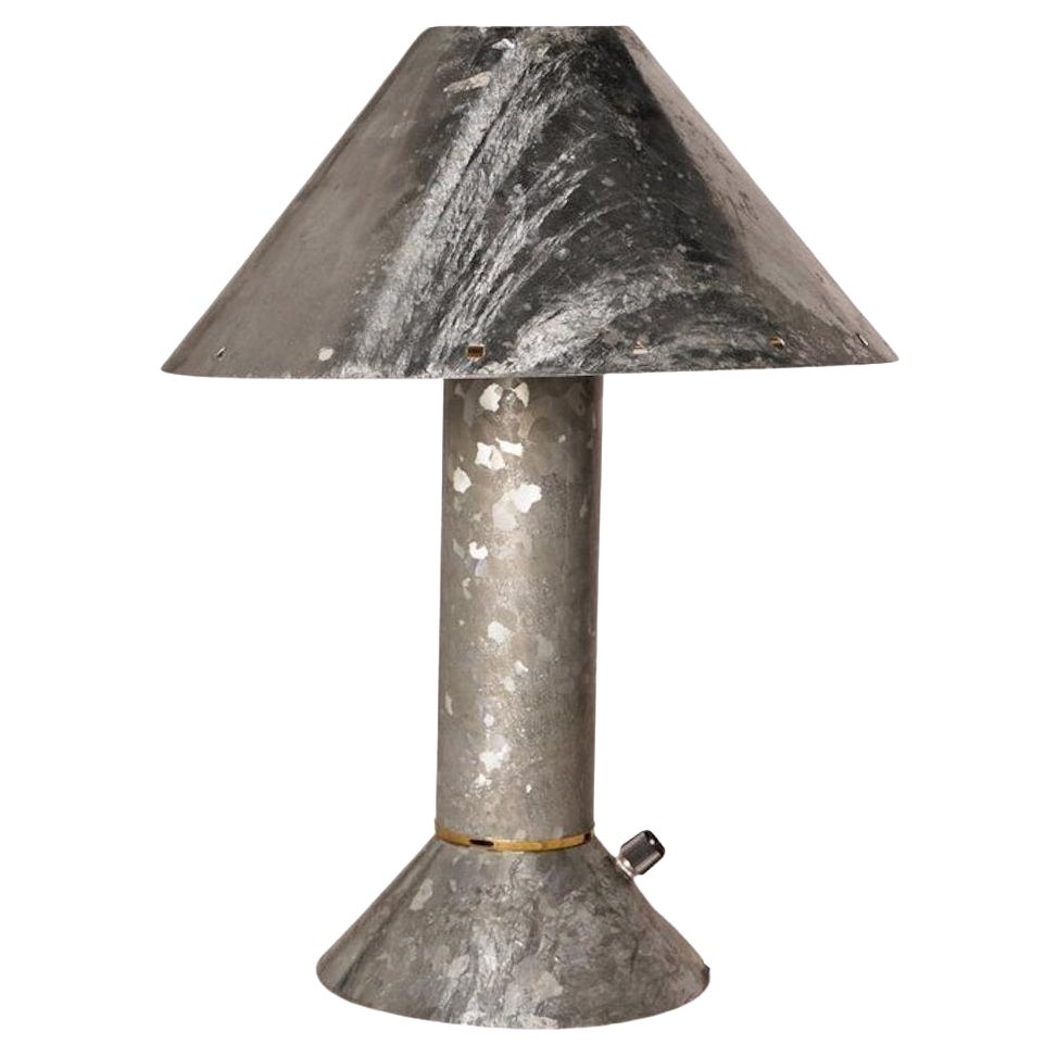 Ron Rezek Zinc Table Lamp at 1stDibs