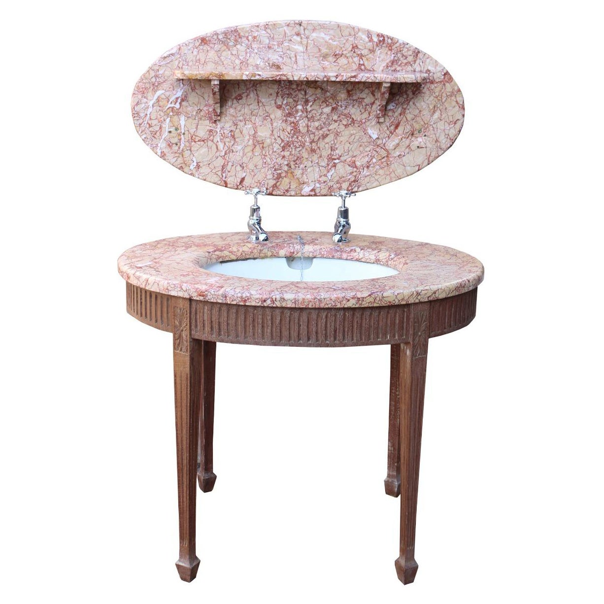 Antique Vitreous Enamelled Cast Iron Basin For Sale at 1stDibs