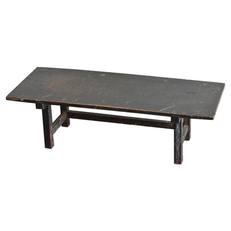 Japanese Antique Low Table/Edo-Meiji Period 1800to1900 /Coffee Table ...
