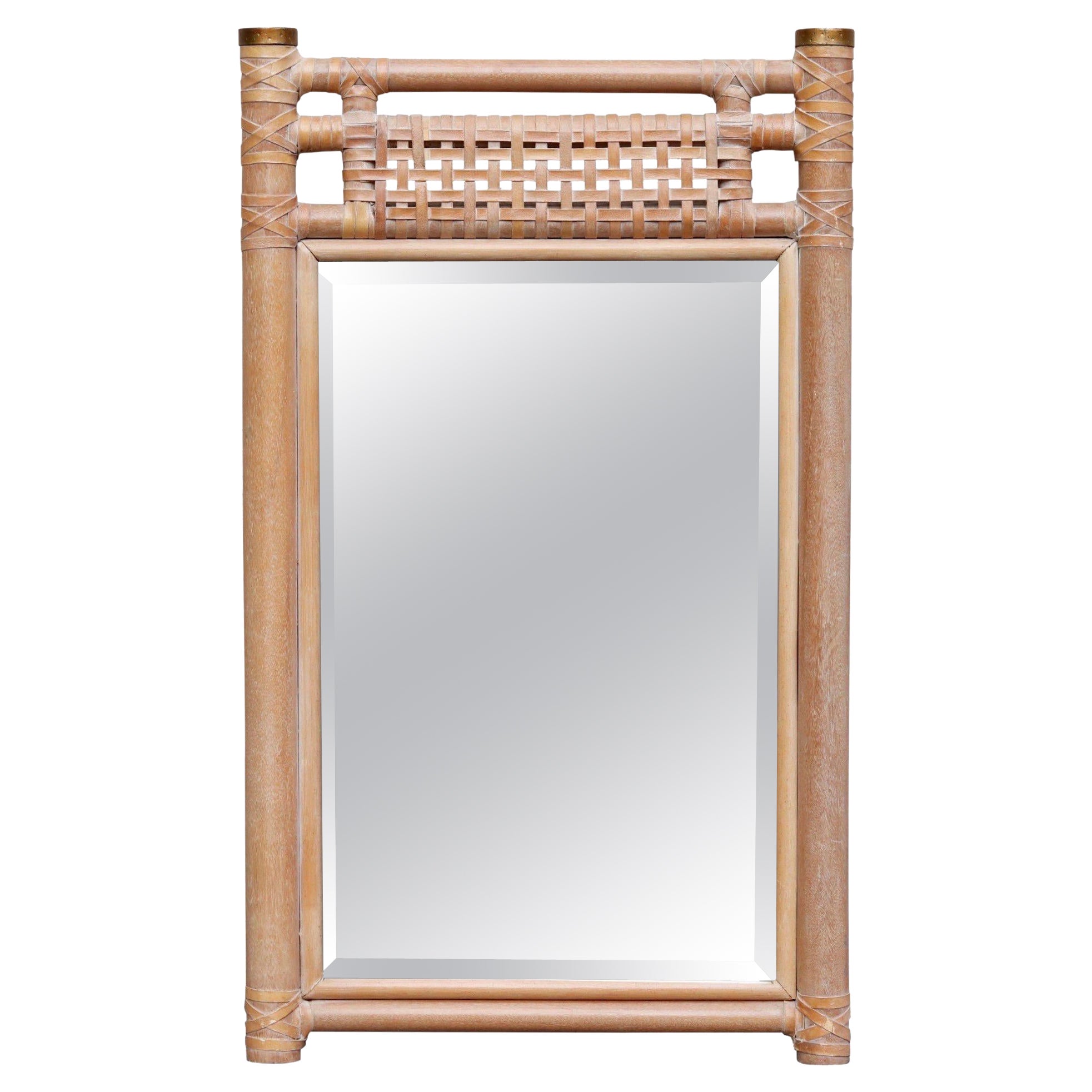 Mid Century Wall Mirror by Stanley Furniture For Sale at 1stDibs