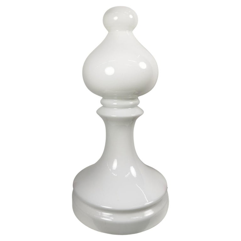 White Bishop Chess Figure Table Lamp by Ivan Jasek, 1960's For Sale at ...