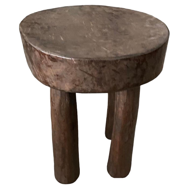 Antique/Vintage African Carved Side Table, Circa 1920 at 1stDibs