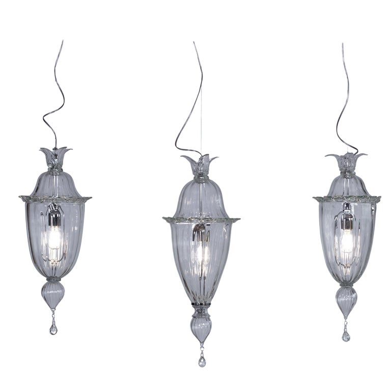 Cesendelli Chandelier in Transparent Murano Glass Modern, Italy For ...