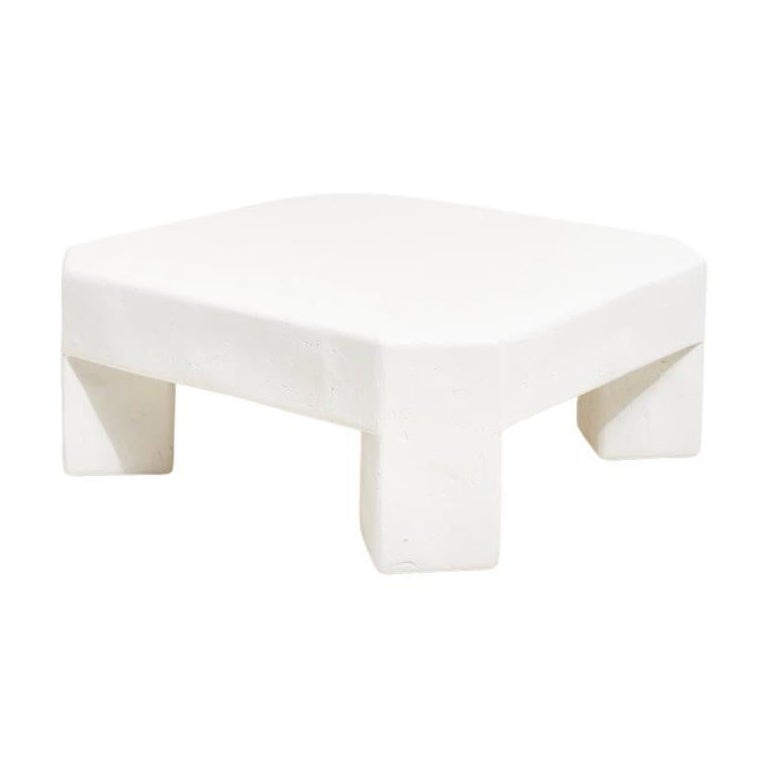 Plaster Postmodern Coffee Table, 1970 at 1stDibs