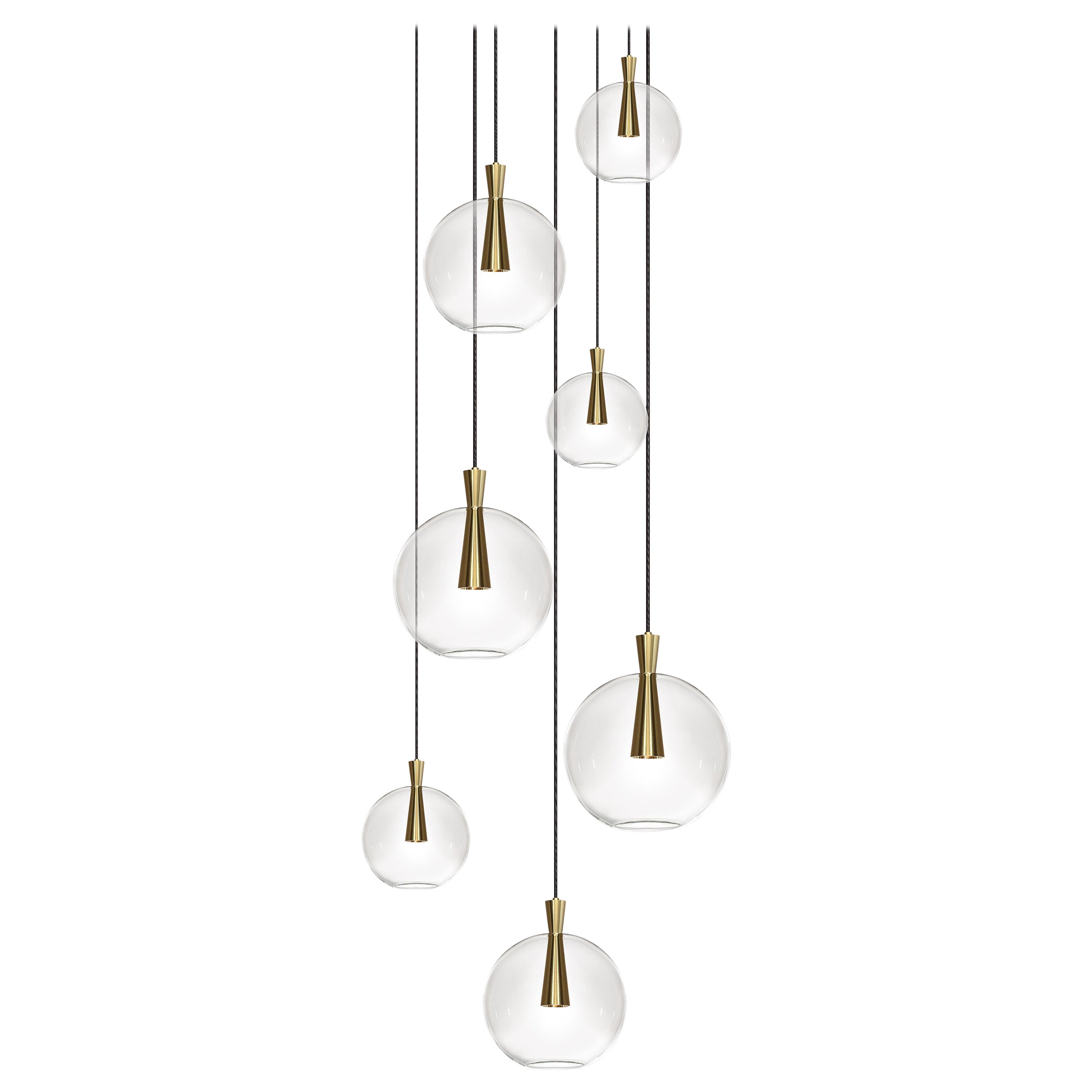 Schneid Studio Figura Cone Lamp, Chrome For Sale at 1stDibs