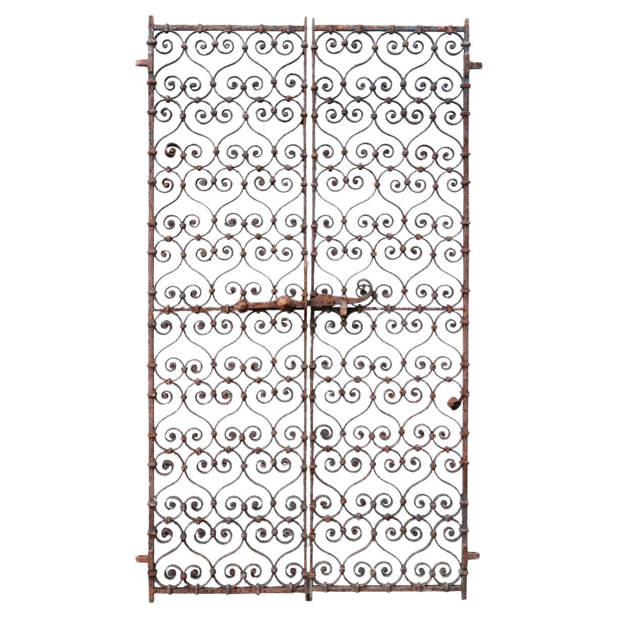 19th Century Wrought Iron Window Grills For Sale at 1stDibs | iron ...