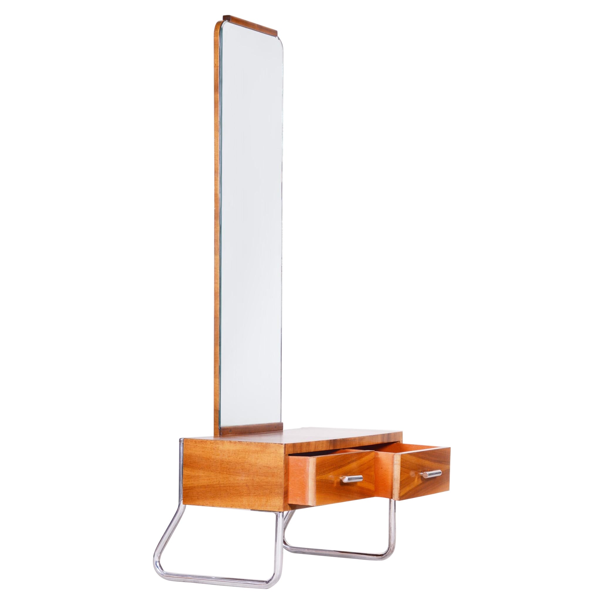 Bauhaus Dressing Mirror Made in 1930s Czechia, Made by Mucke Melder For ...