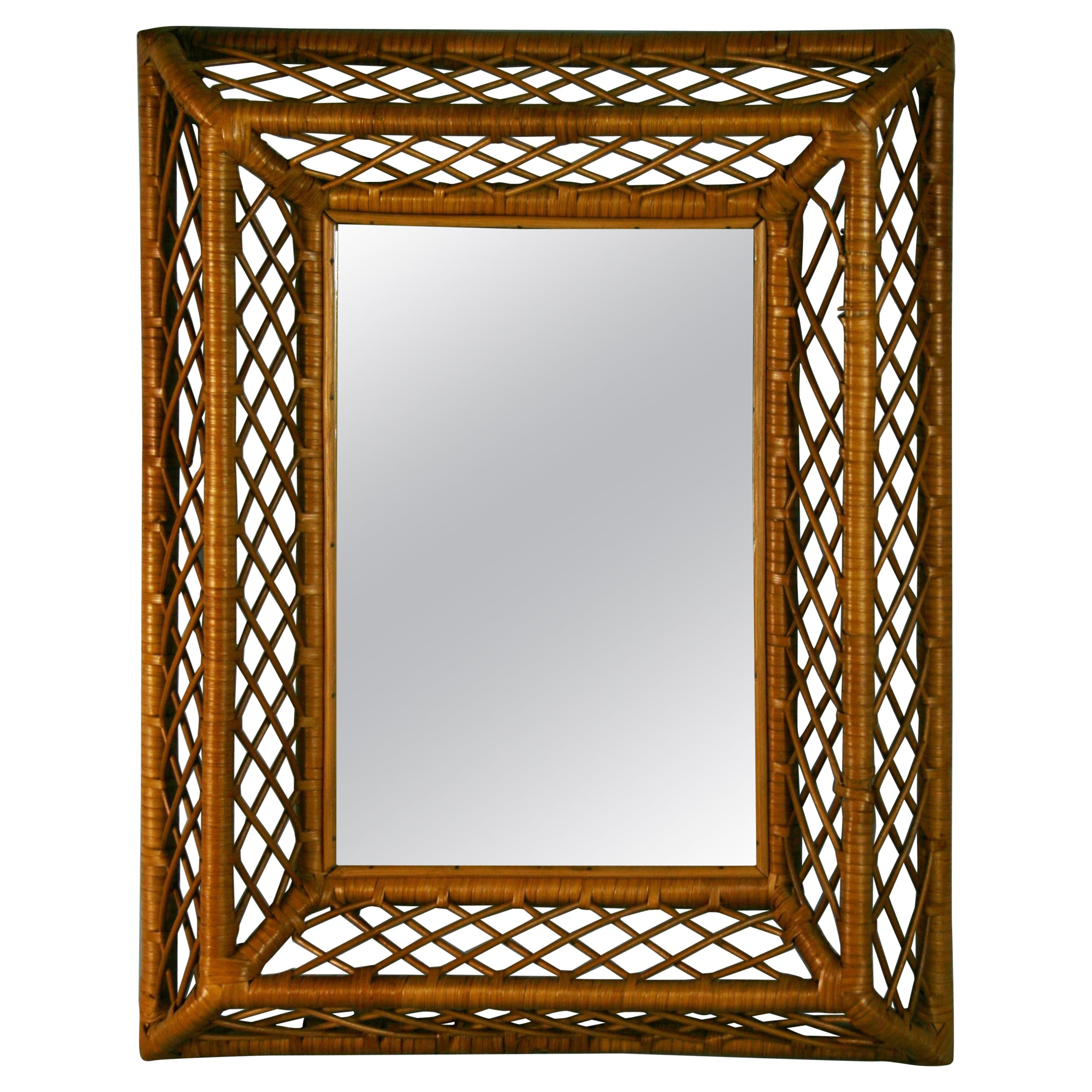 Reeded Mirror at 1stDibs
