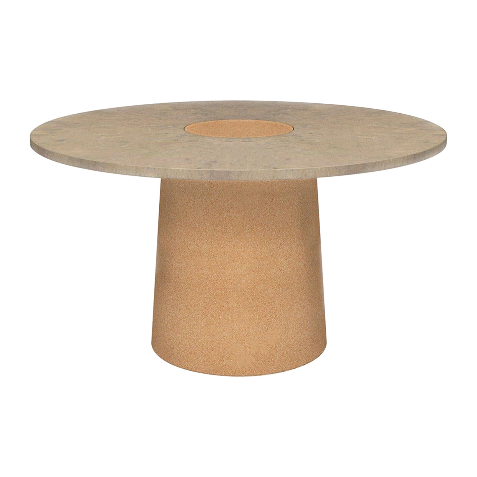 Frama Sintra Dining Table in Cork Base and Ataija Marble by Nicholai ...