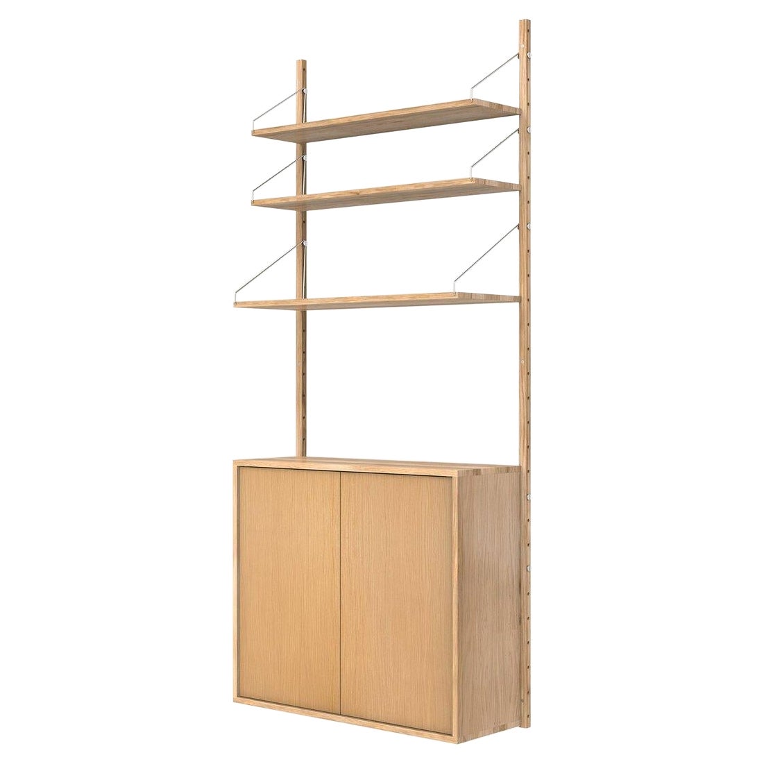 Frama Shelf Library Section L Cabinet in Natural H1148 by Kim Richardt ...