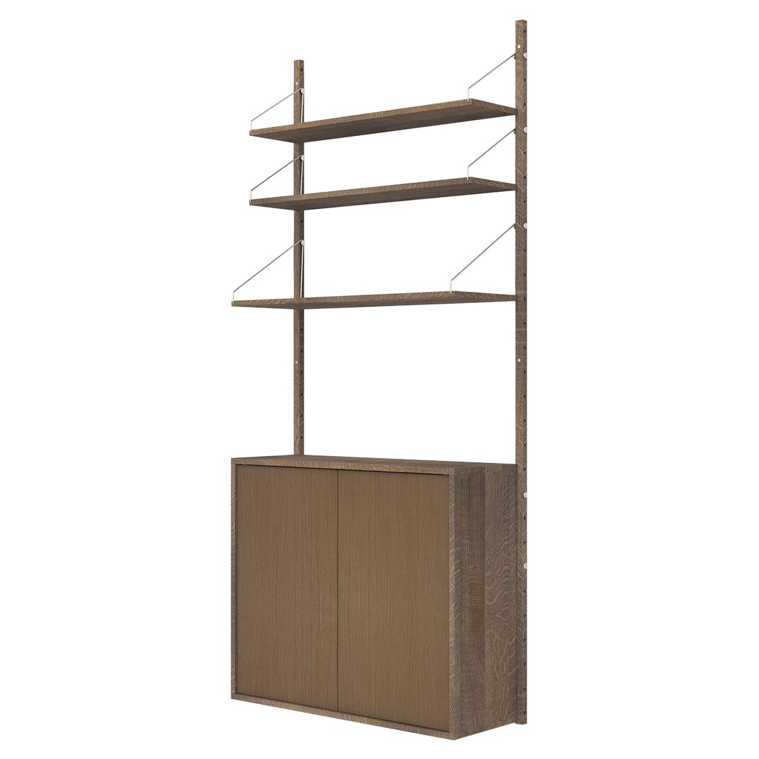 Frama Shelf Library Section L Cabinet in Dark H1852 by Kim Richardt For ...