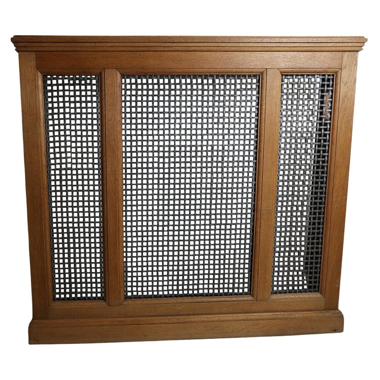 Antique Oak Georgian Style Console or Radiator Cover, English C.1920 at ...