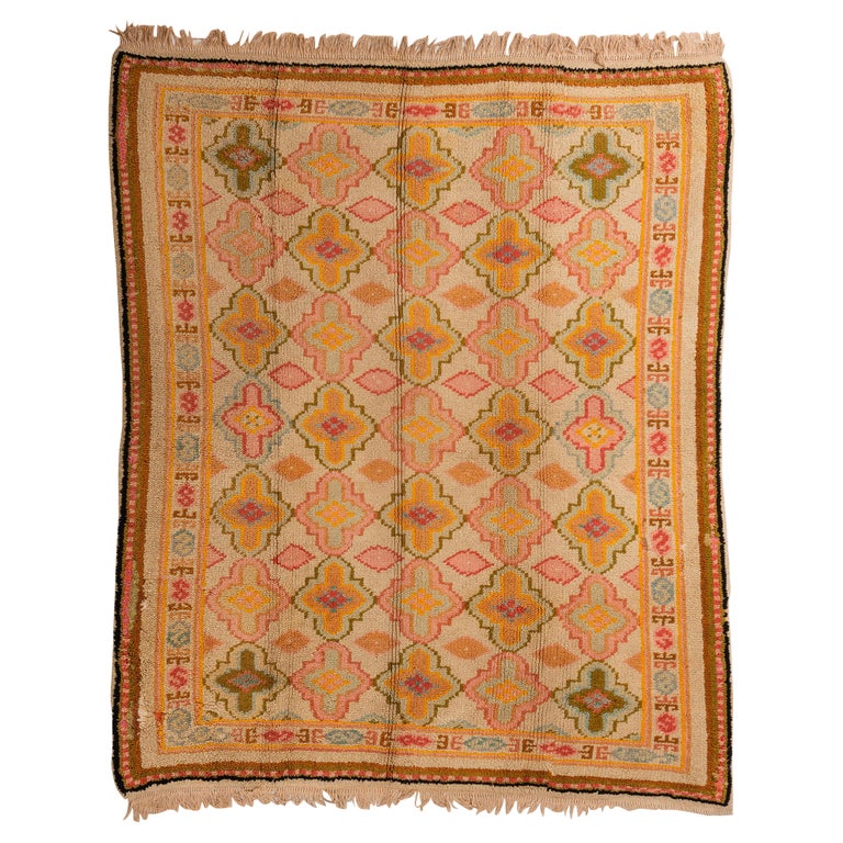 Italian Rare Vintage Carpet in Interesting Size at 1stDibs | italian ...