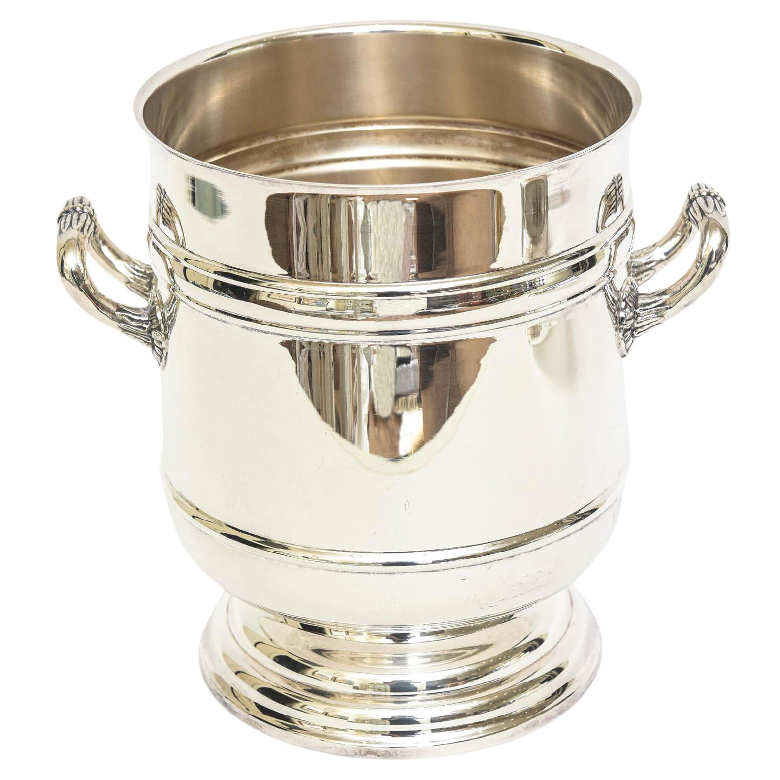 Vintage Silver Plate Ice Champagne Bucket at 1stDibs