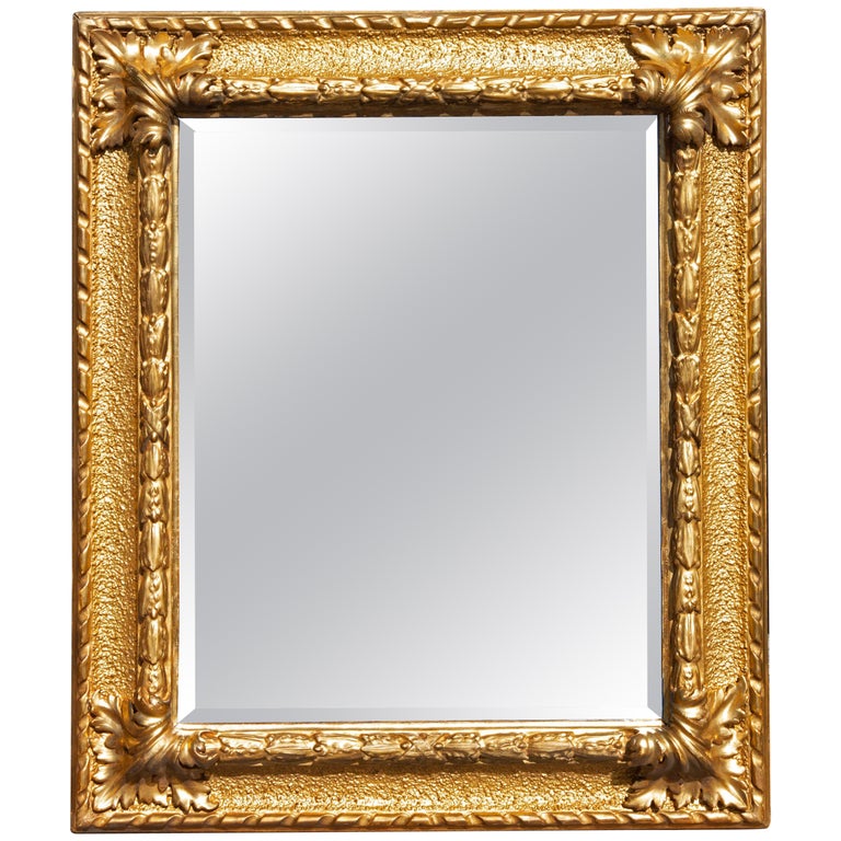 Italian Carved and Gold Gilt Baroque Picture Frame For Sale at 1stDibs