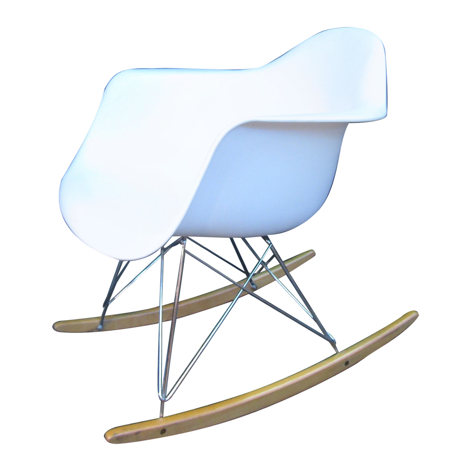 Eames Side Shell with Original Girard Fabric at 1stDibs