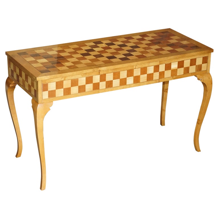 Rare Handmade Sample Specimen Wood Console Table Pollard Oak Burr ...