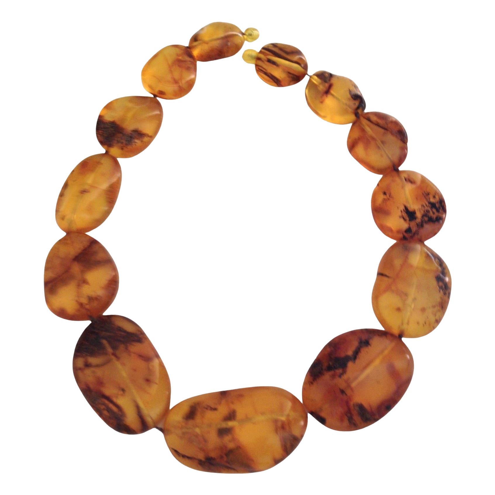 Natural Baltic Butterscotch Egg Yolk Amber Necklace‏ For Sale at 1stDibs