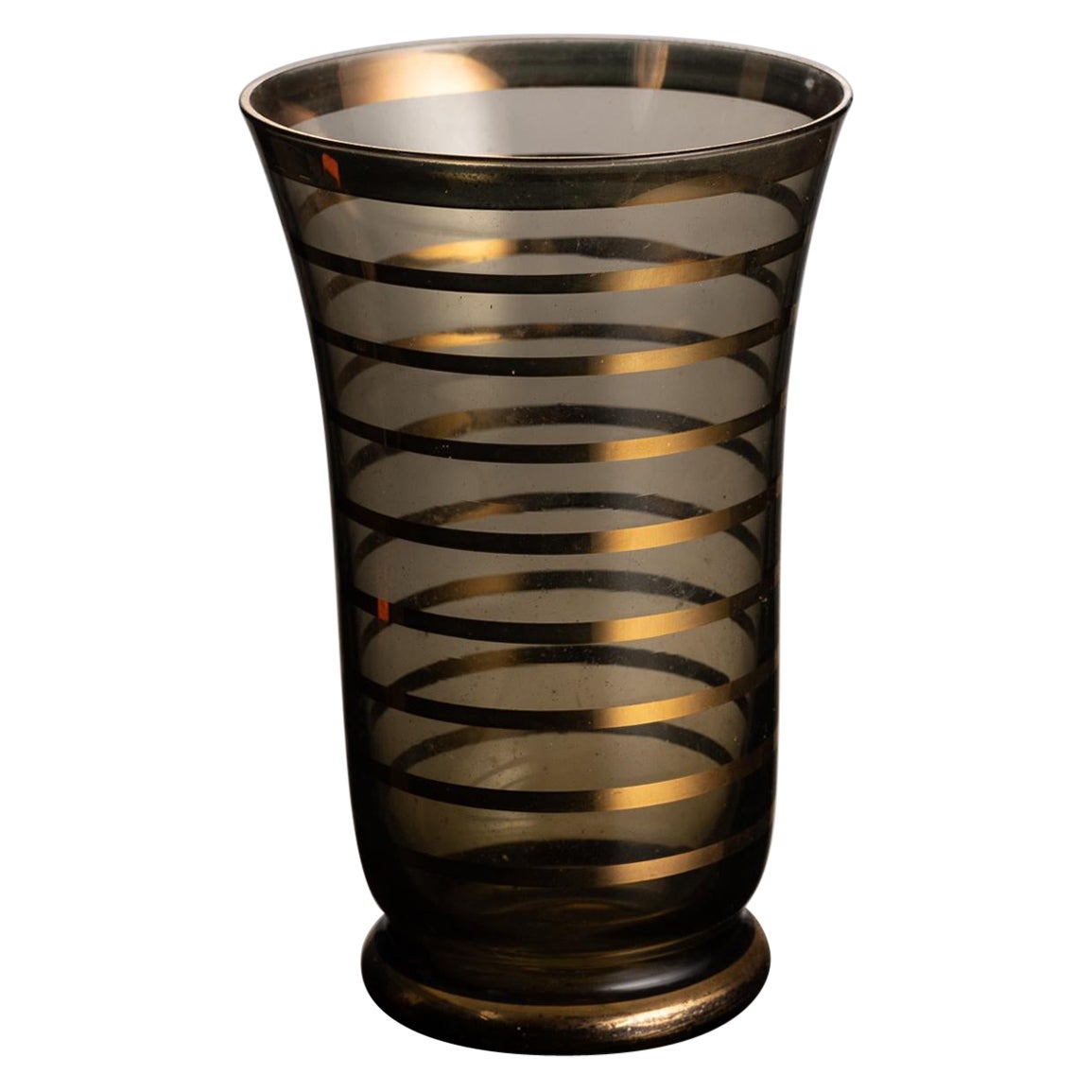 Vintage Glass Vase, 1950s For Sale at 1stDibs