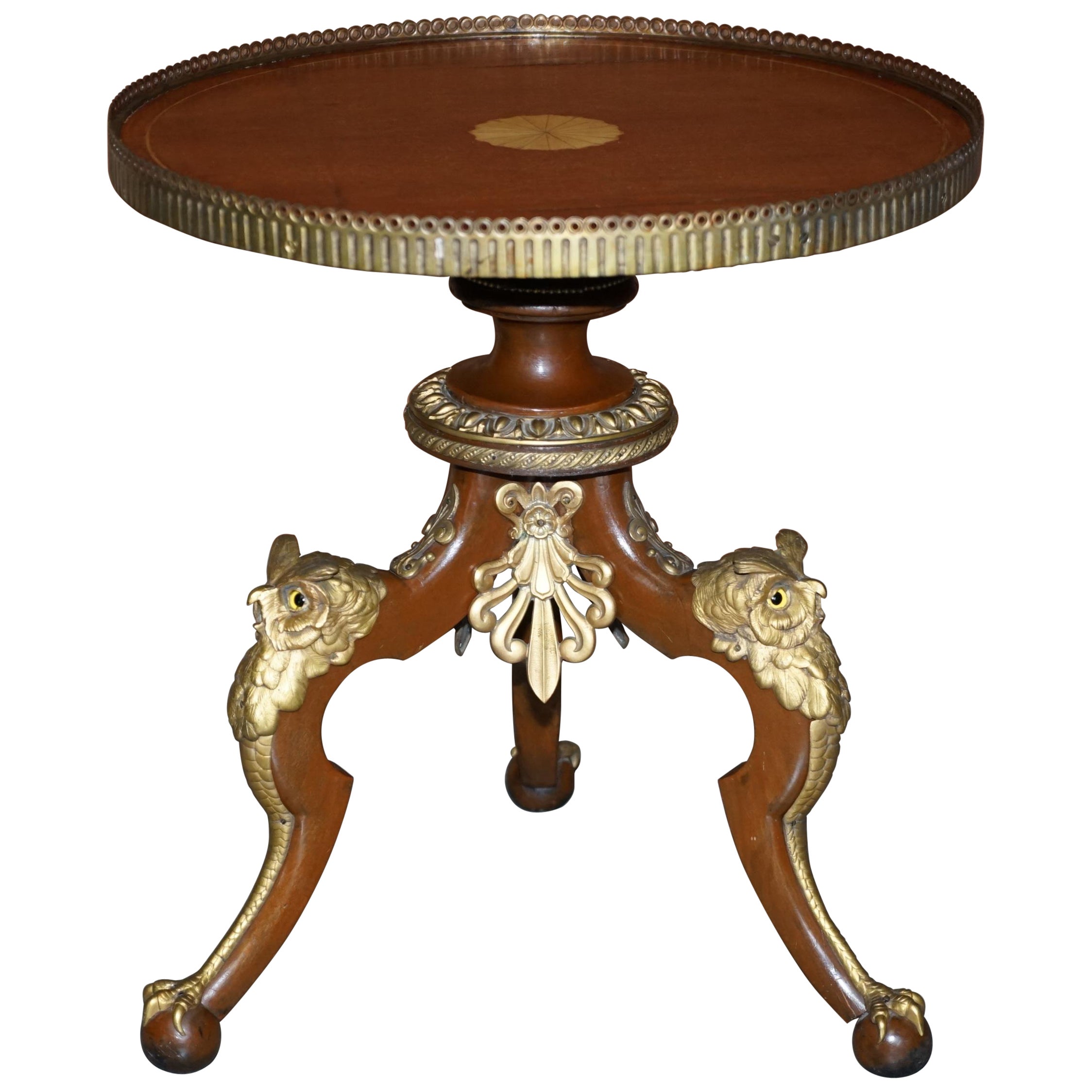 Victorian Glass Ball And Claw Table - 6 For Sale on 1stDibs