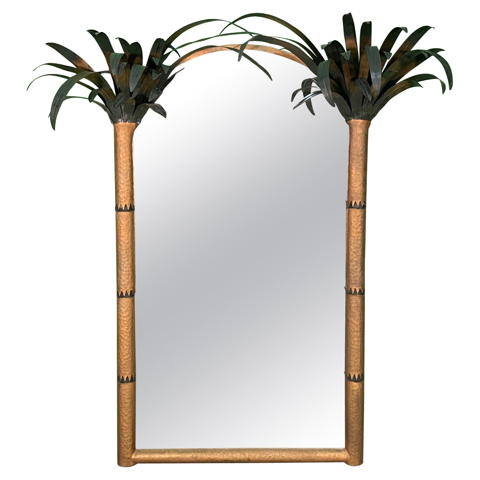 "Palm tree" Vintage Mirror For Sale at 1stDibs