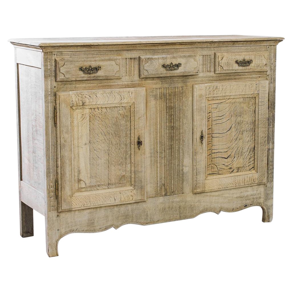 1860s French Bleached Oak Buffet at 1stDibs