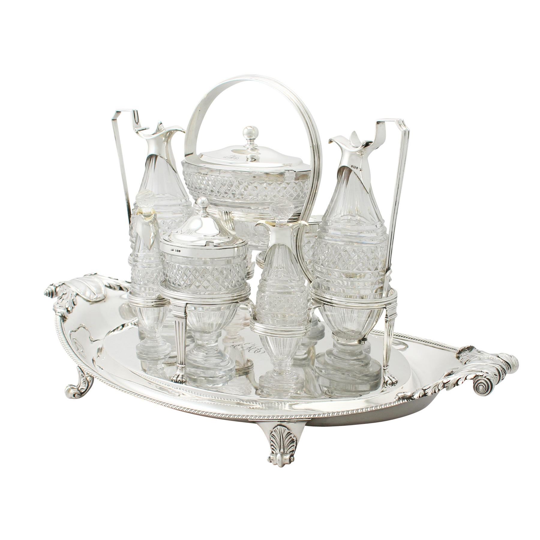 French Silver Carving Service For Sale at 1stDibs