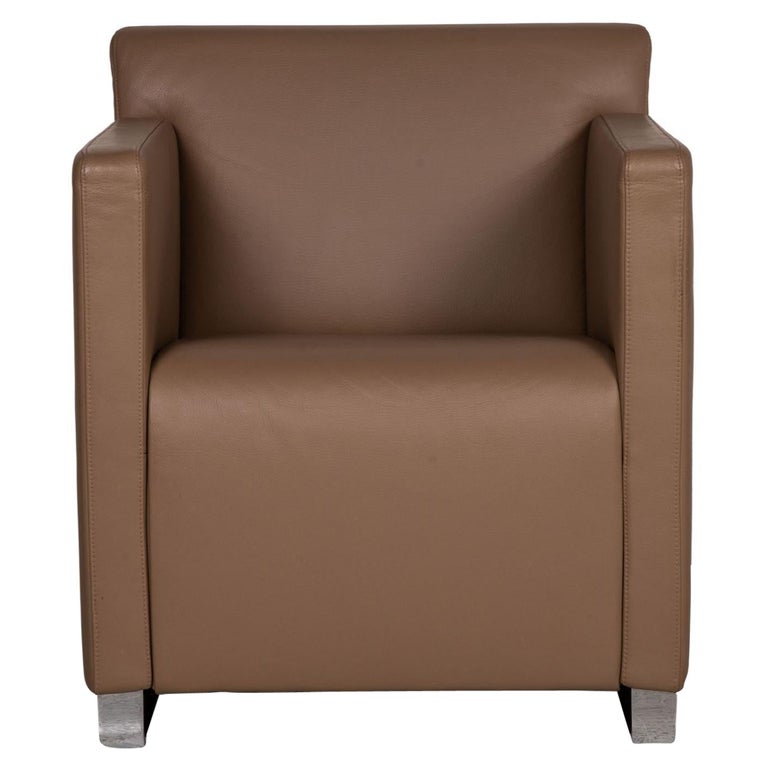 Cor Quant Leather Armchair Beige For Sale at 1stDibs
