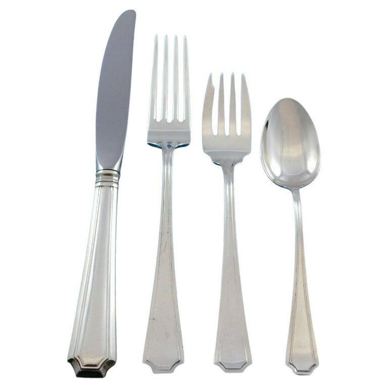 Fairfax by Gorham Sterling Silver Flatware Set for 12 Service Place ...
