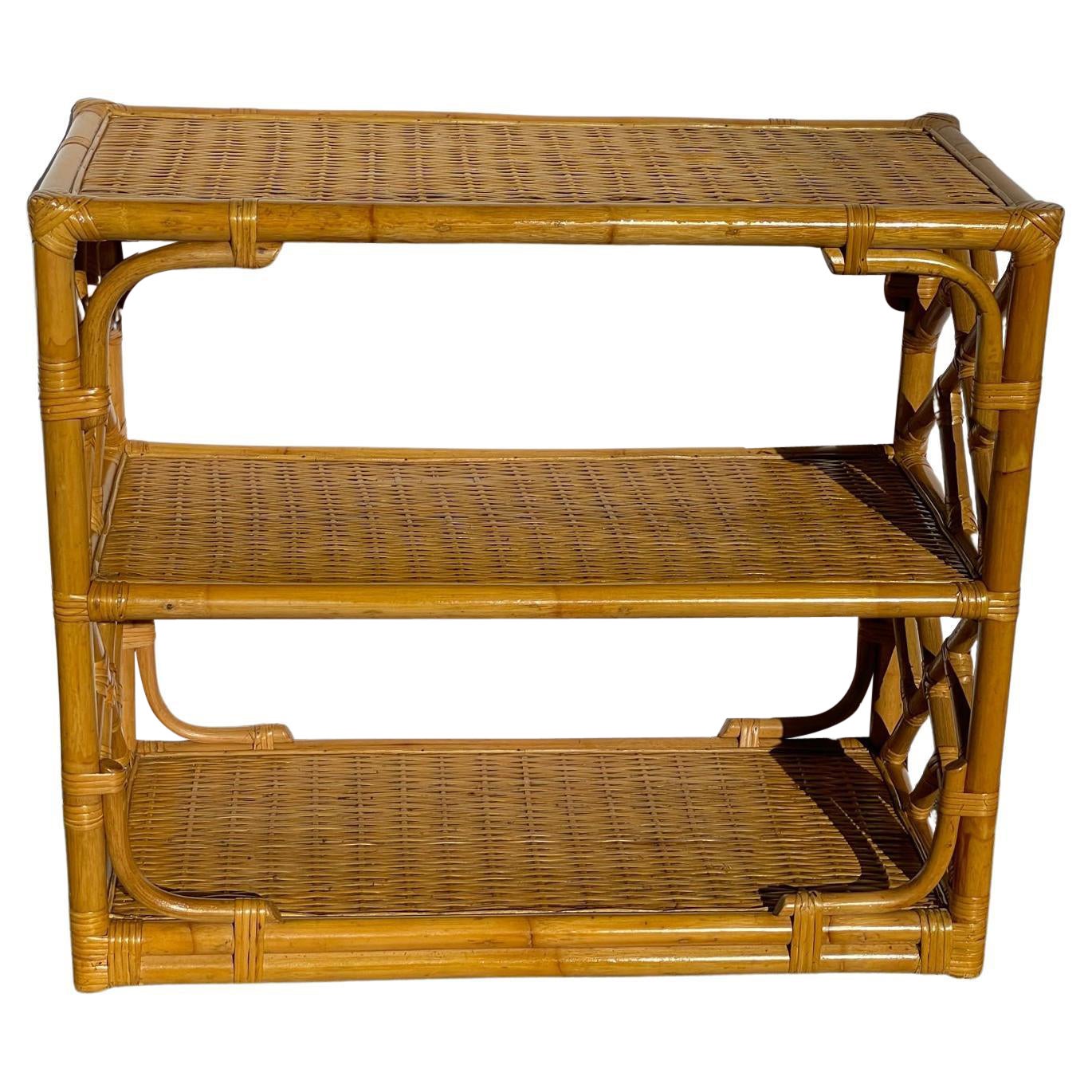Rattan Shelf For Sale at 1stDibs