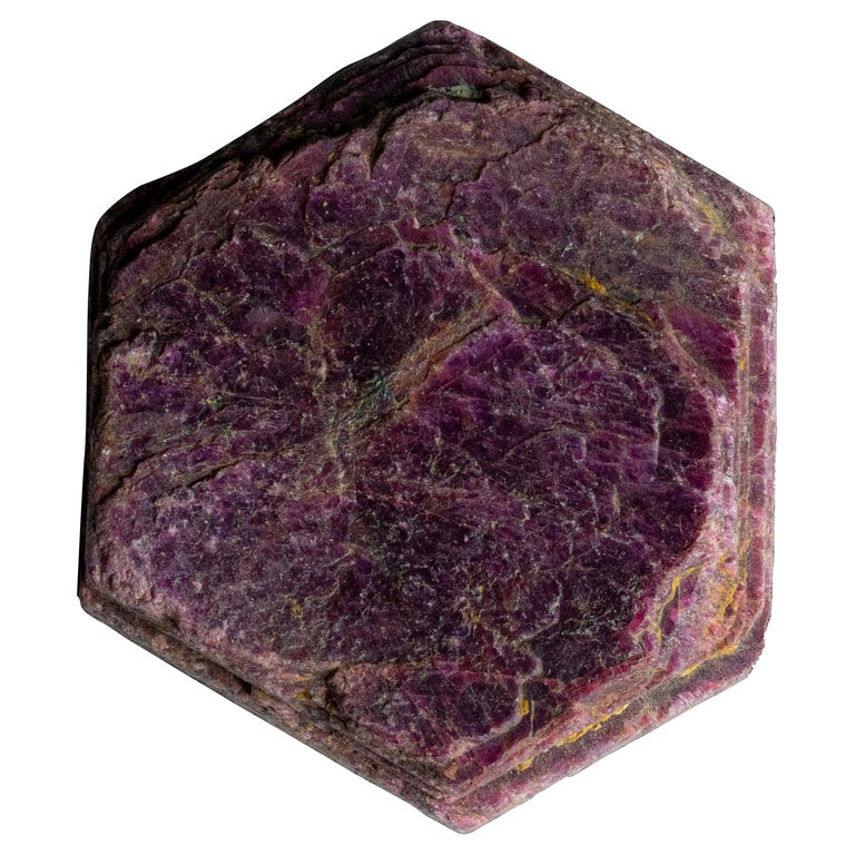Natural Rough Hexagonal Ruby For Sale at 1stDibs