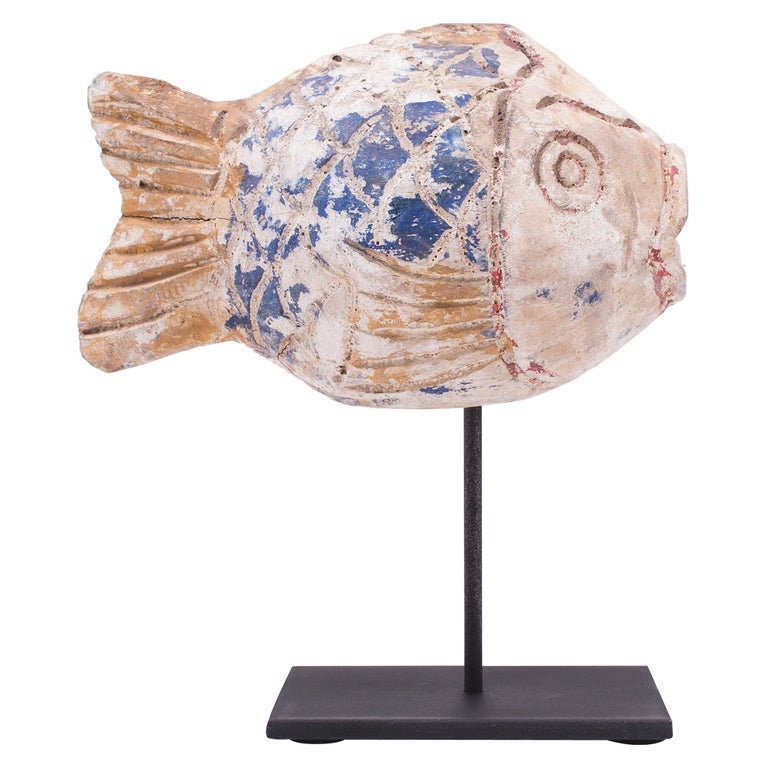 Chinese Painted Lucky Fish at 1stDibs