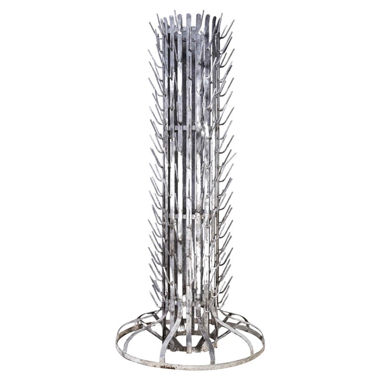 1950's Original Large French Bottle Drying Rack 'Model 1400.2' For Sale ...