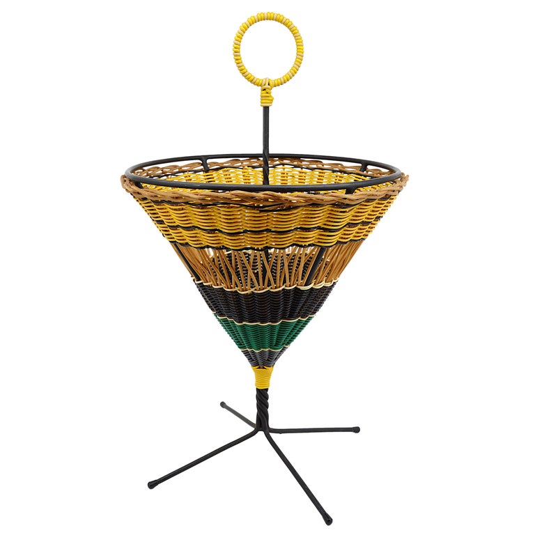 French Mid-Century Circular Magazine Rack, 1950s For Sale at 1stDibs