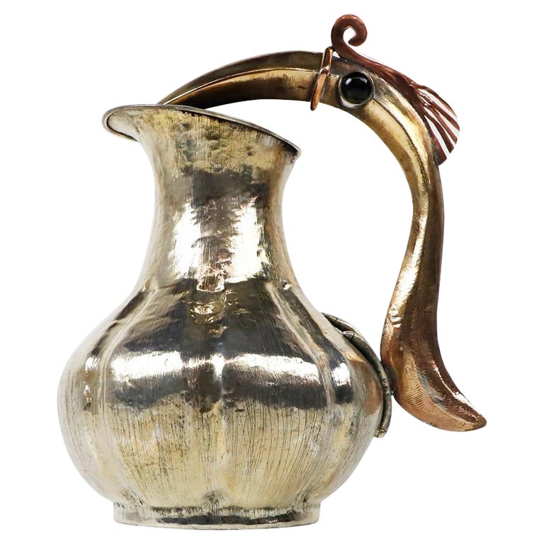 Rare Mid-Century Modern Mexican Pitcher by Los Castillo at 1stDibs