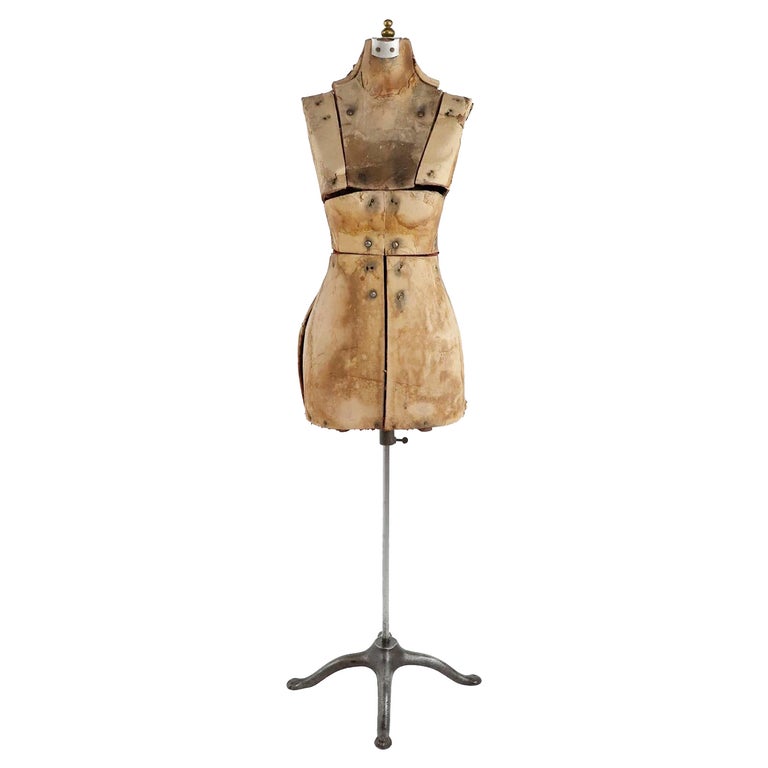 Vintage Adjustable Dress Form Mannequin at 1stDibs