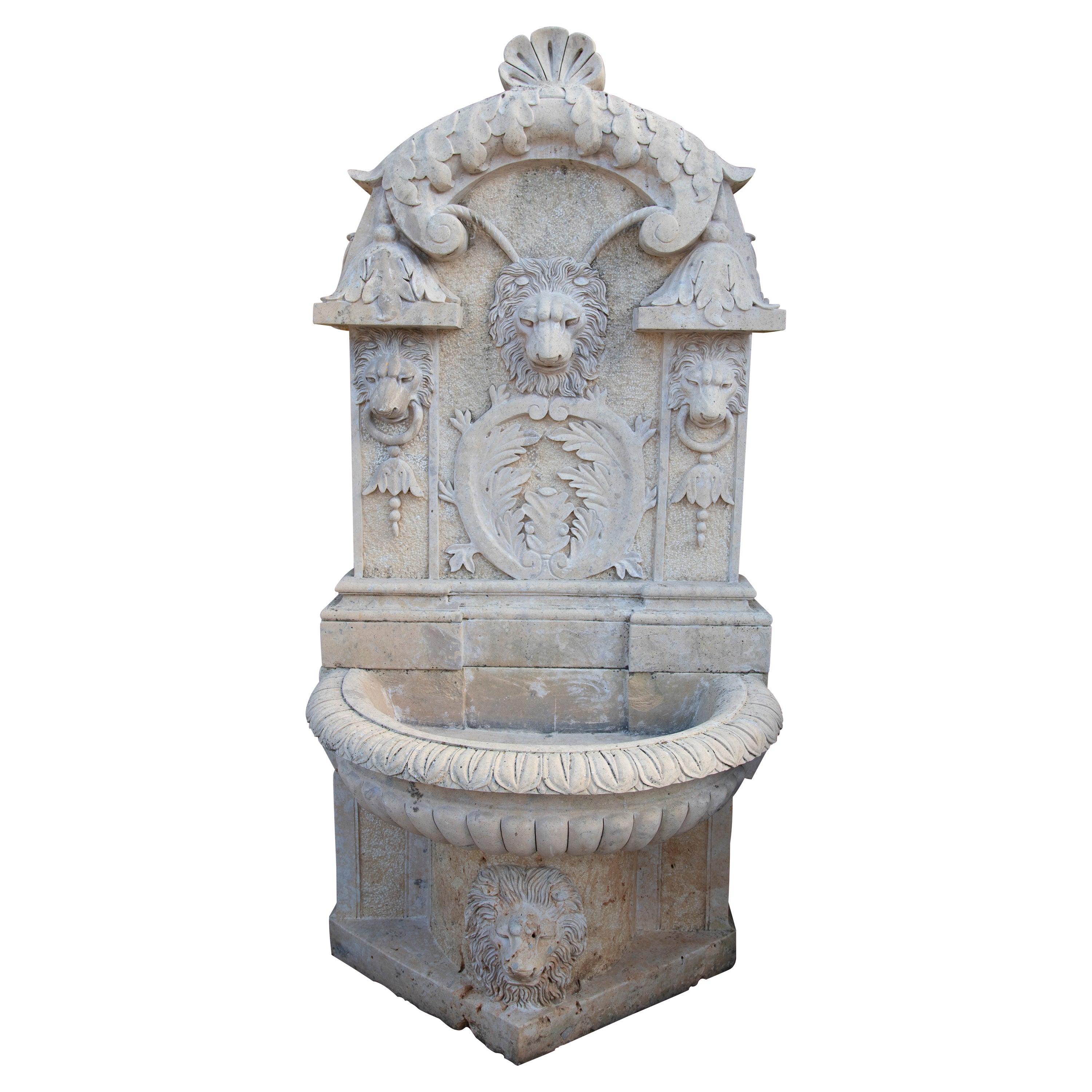 Lion Head Fountain Spout at 1stDibs