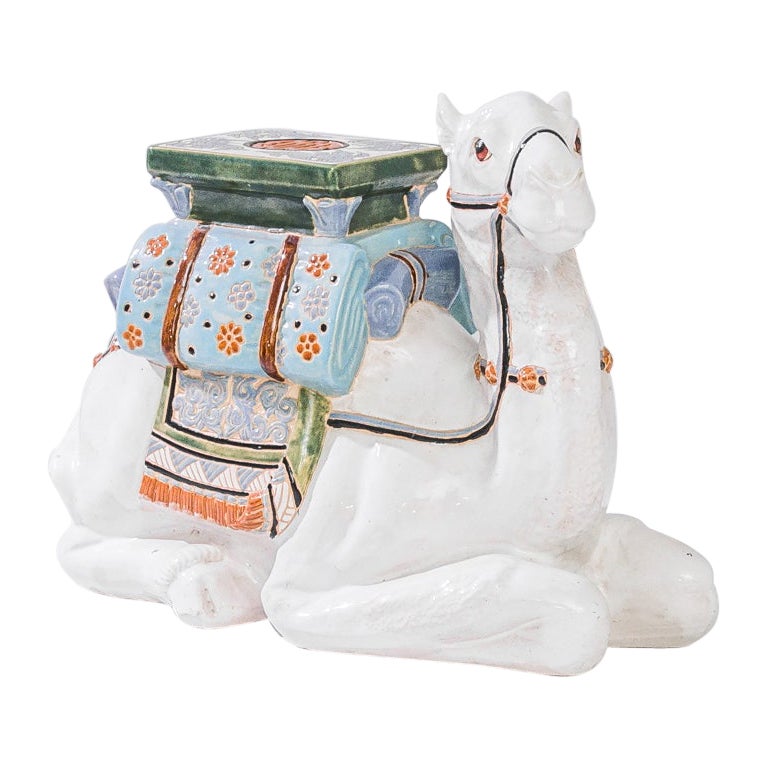 1960s French Ceramic Camel Decoration at 1stDibs