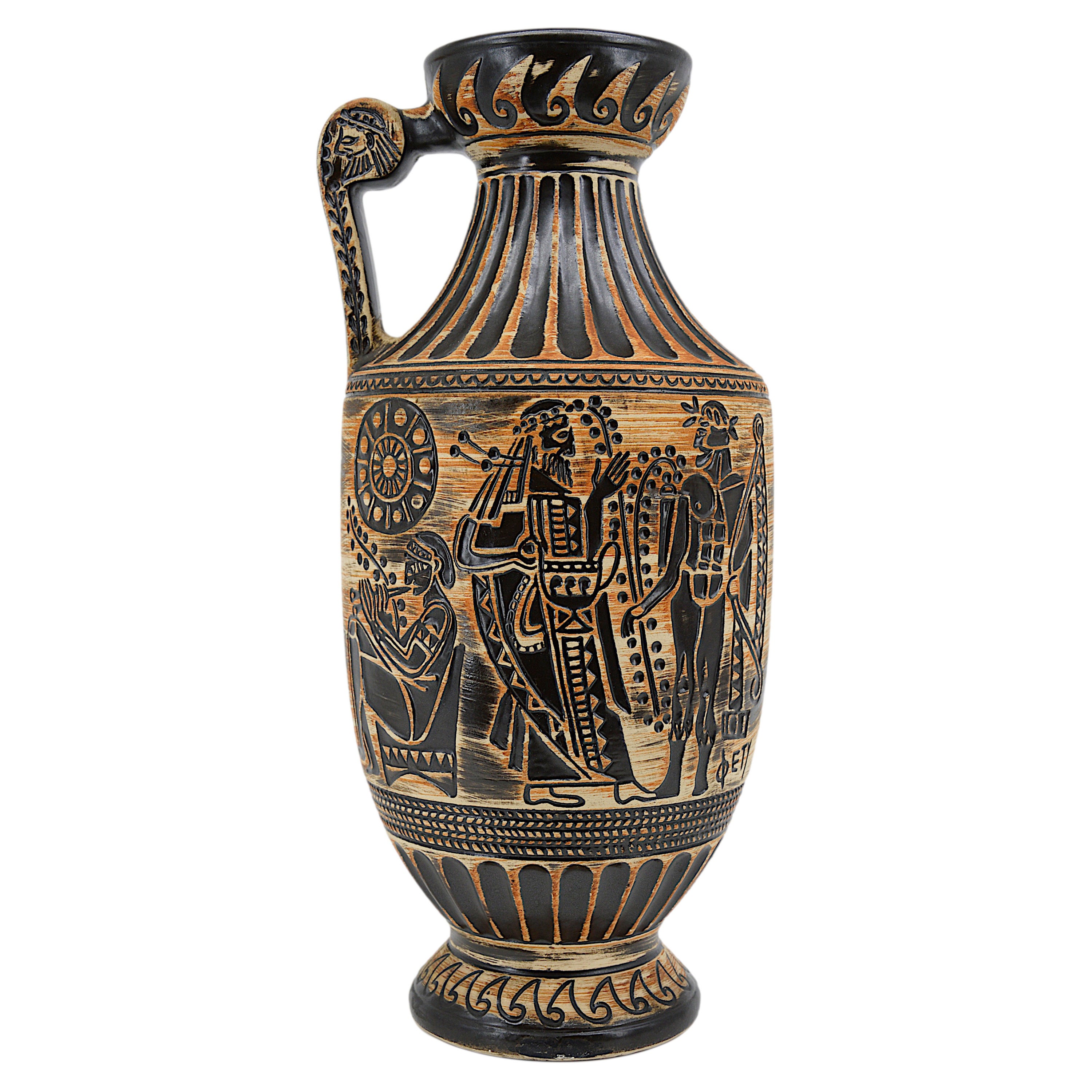 Bay Keramik Large Mid-Century Sumerian Vase For Sale at 1stDibs ...