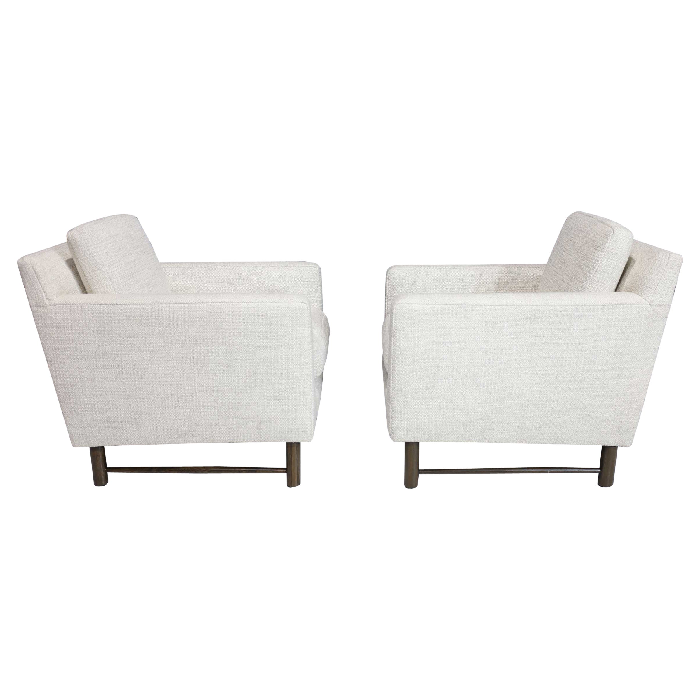 Dunbar Lounge Chairs with Custom Legs Designed by Jane Graham at 1stDibs