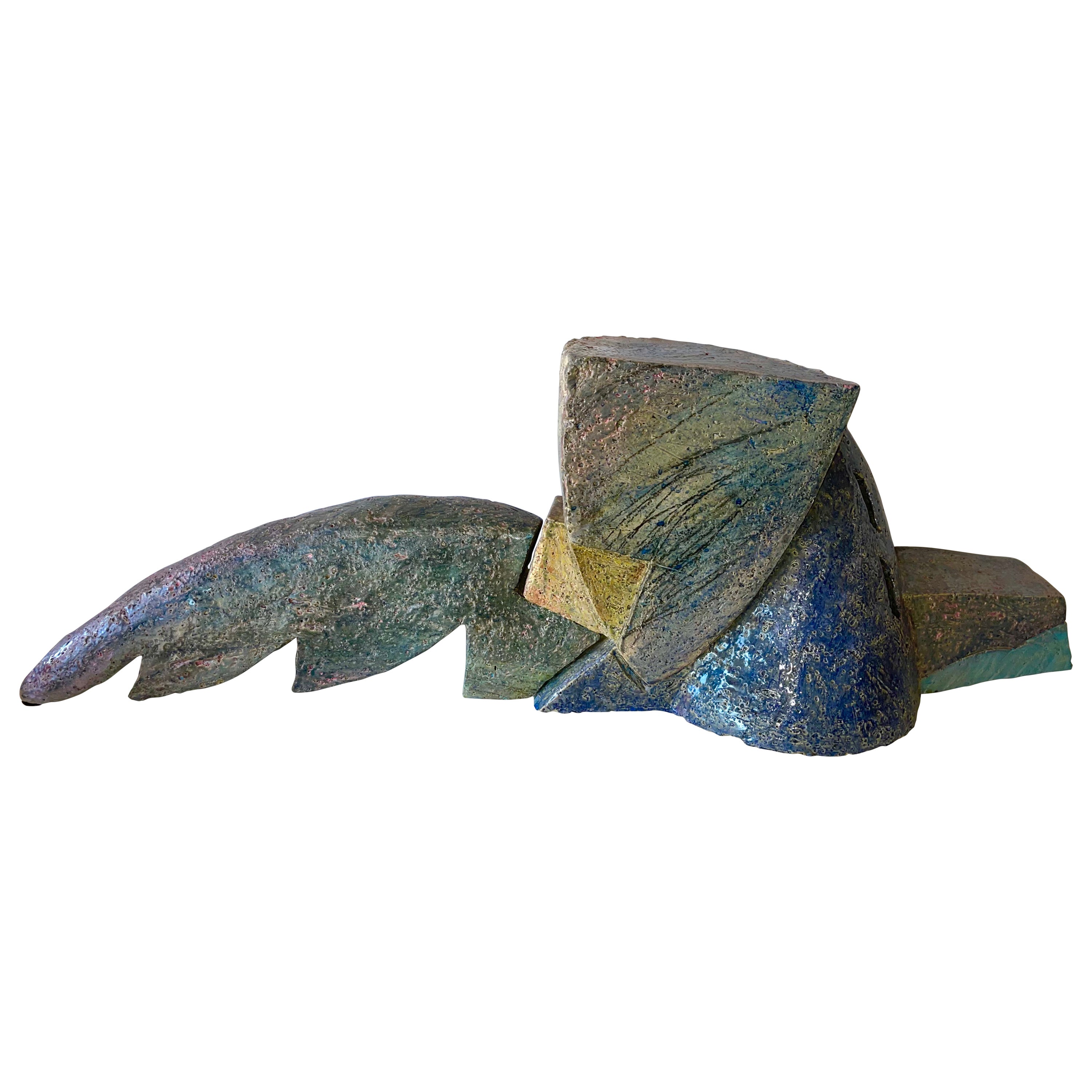 1980 Bill Keating Aluminum Sculpture For Sale at 1stDibs