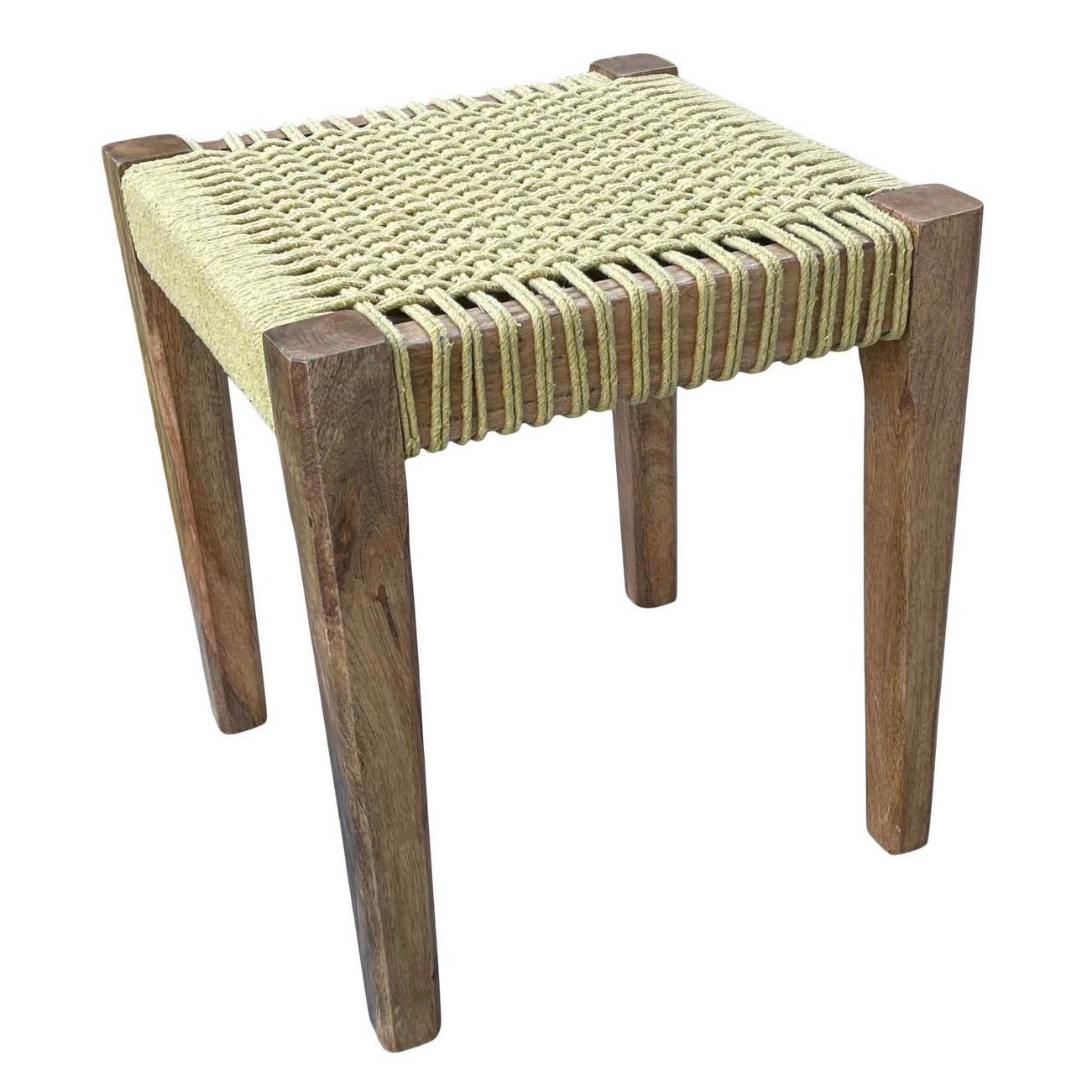 Danish Modern Rope Stool at 1stDibs
