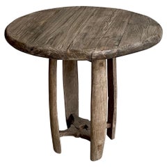 Jardim Side Tables in Concave Wood by Sollos For Sale at 1stDibs