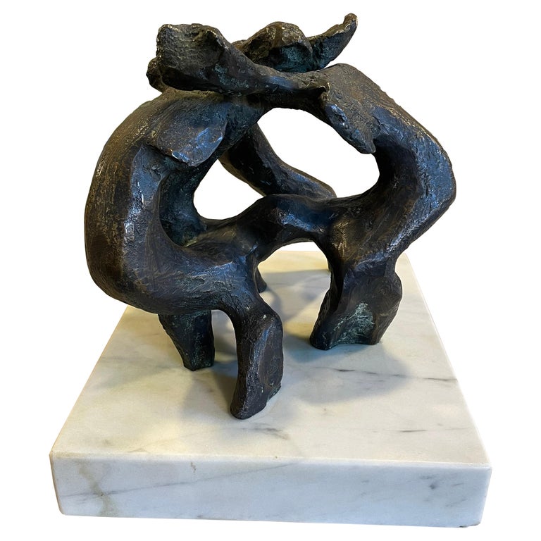 Bronze Figure Statue in Style of Abbott Pattinson For Sale at 1stDibs