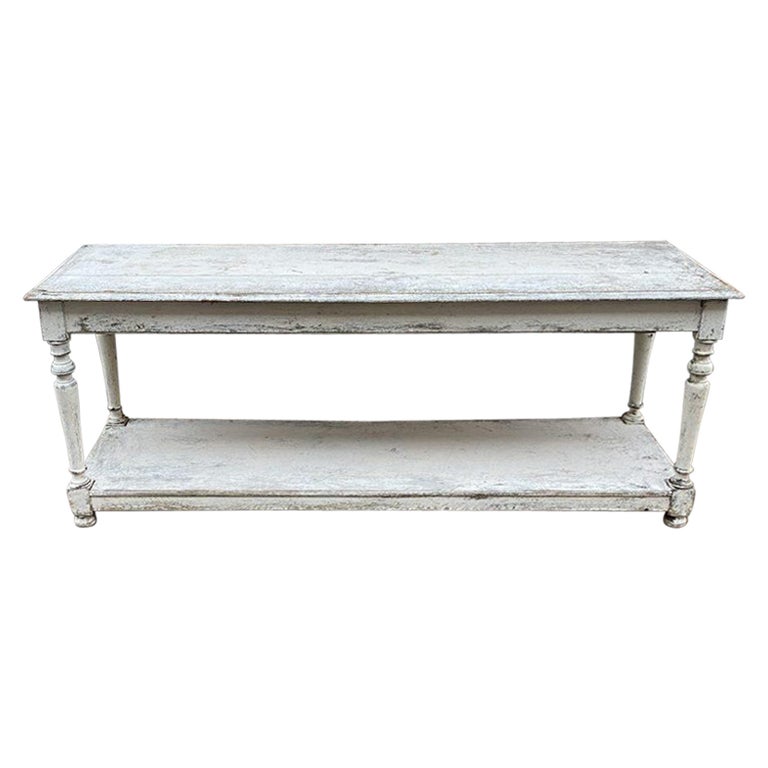 Antique French Drapery Table/Console Table, 1900s, France For Sale at ...