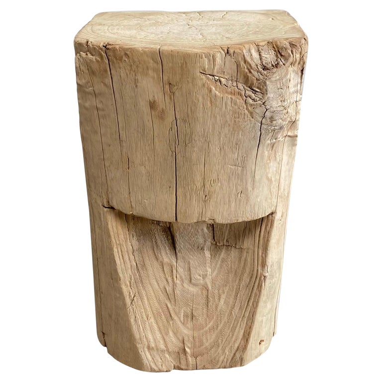 Natural Cypress Wood Stump for Side Table at 1stDibs